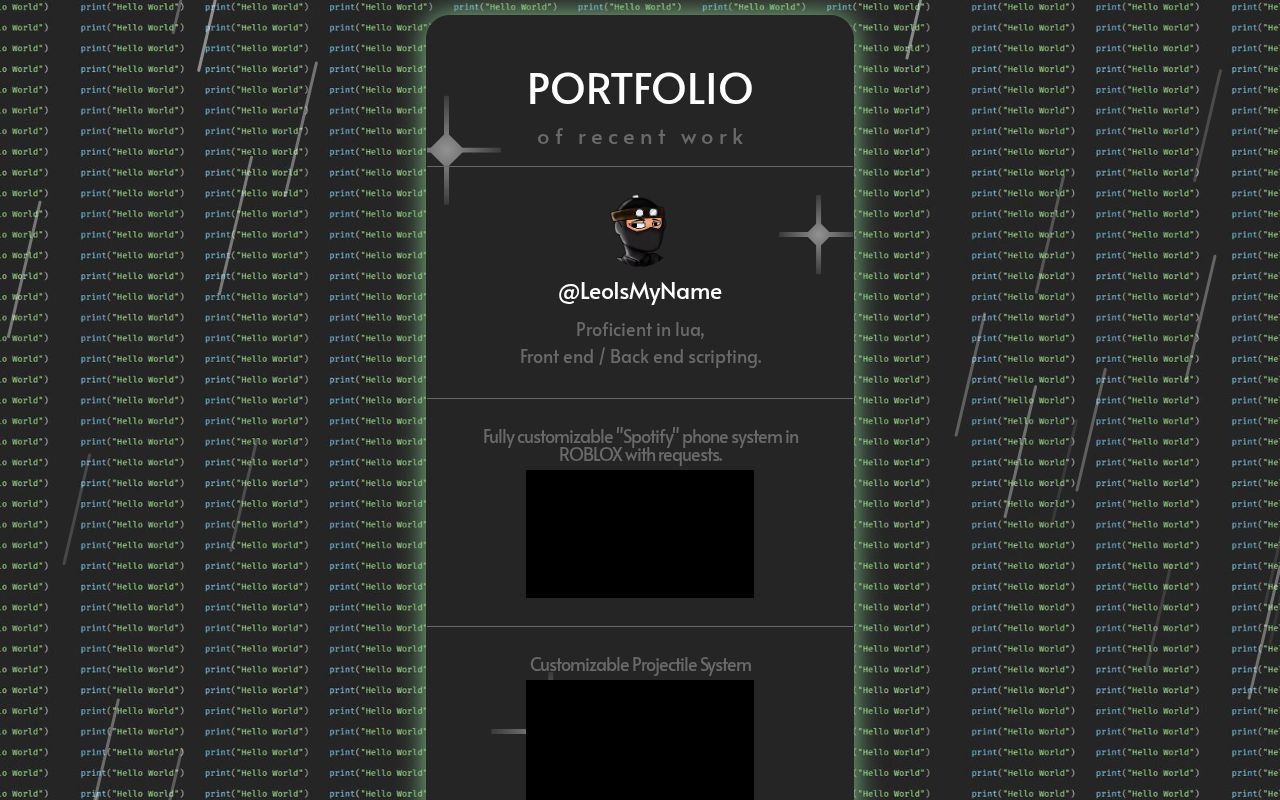 My Portfolio